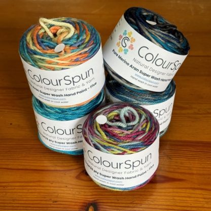 Pure Merino Hand Paint - Five - ColourSpun